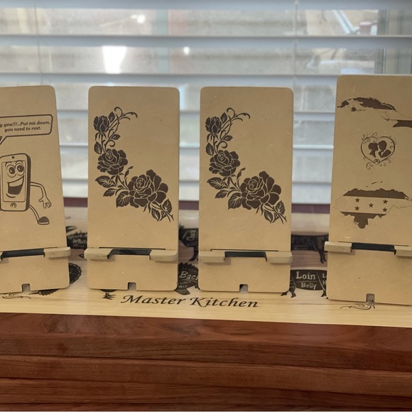 Laser Cut | Cell Phones & Accessories | Cell Phone Stand Mdf For Phones ...